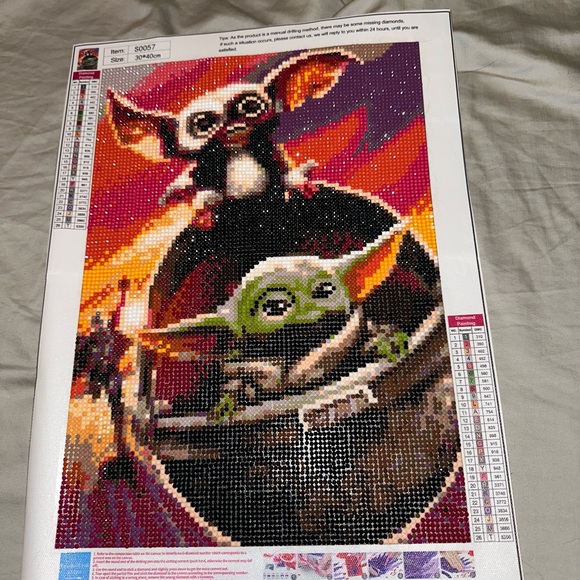 Star Wars | Wall Decor | Gizmogrogu 5d Canvas Diamond Art Painting ...